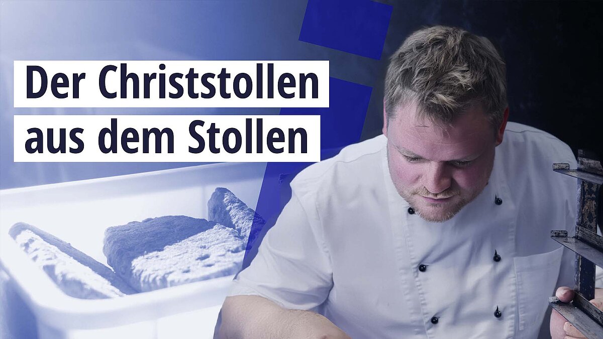Christstollen reift im Bergwerk